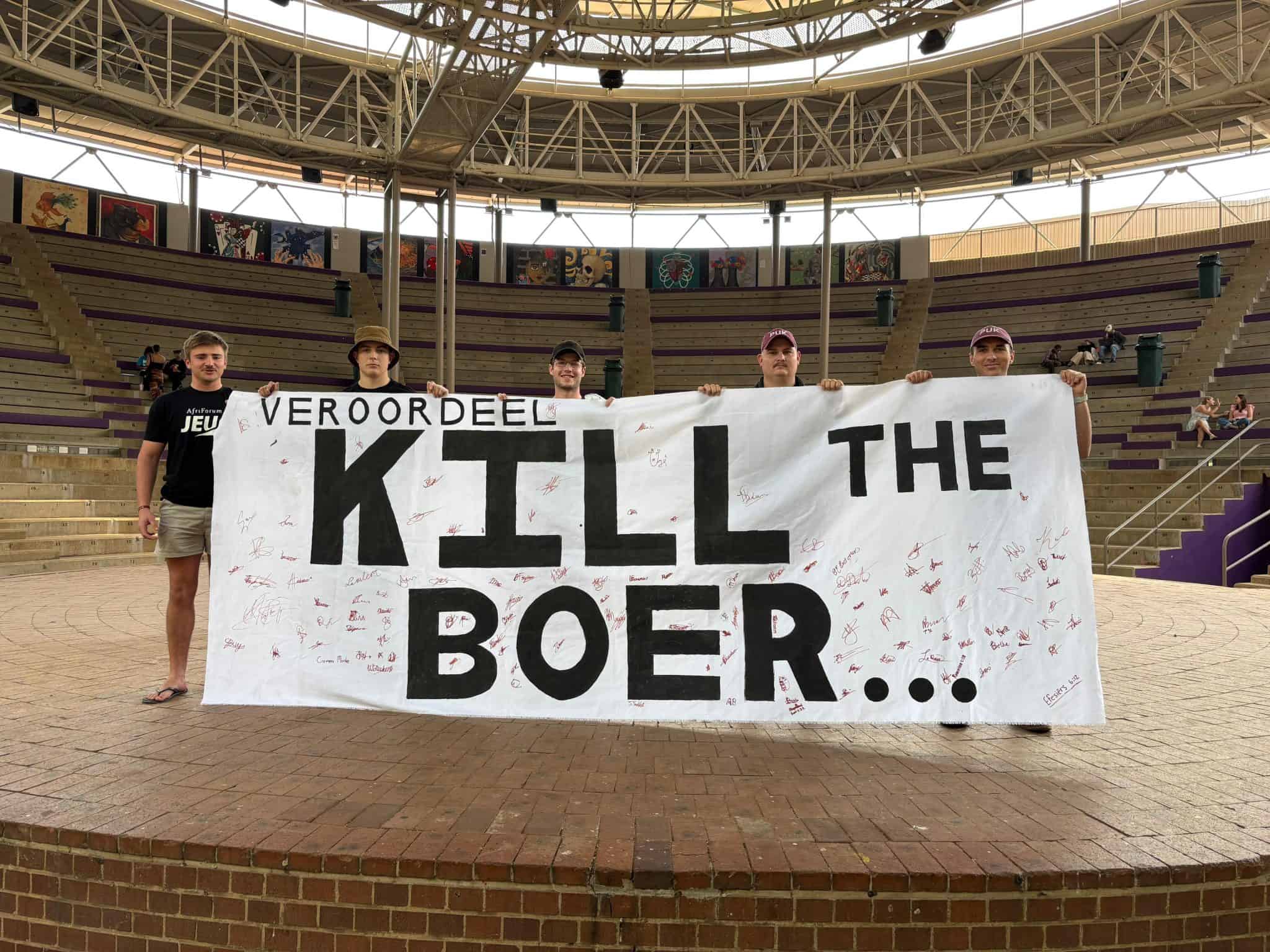 AfriForum Youth and 6 000 supporters demand banning of “Kill the Boer ...